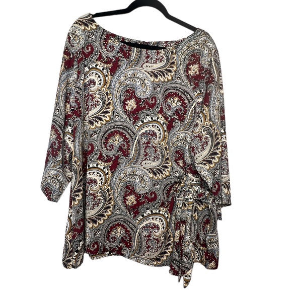 Dress Barn | Tops | A2 Dressbarn Paisley Print Blouse | Poshmark